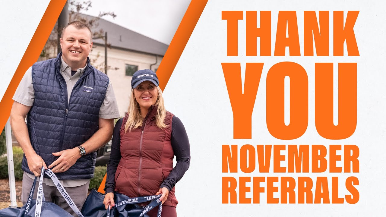 Thank You November Referral Partners! - YouTube