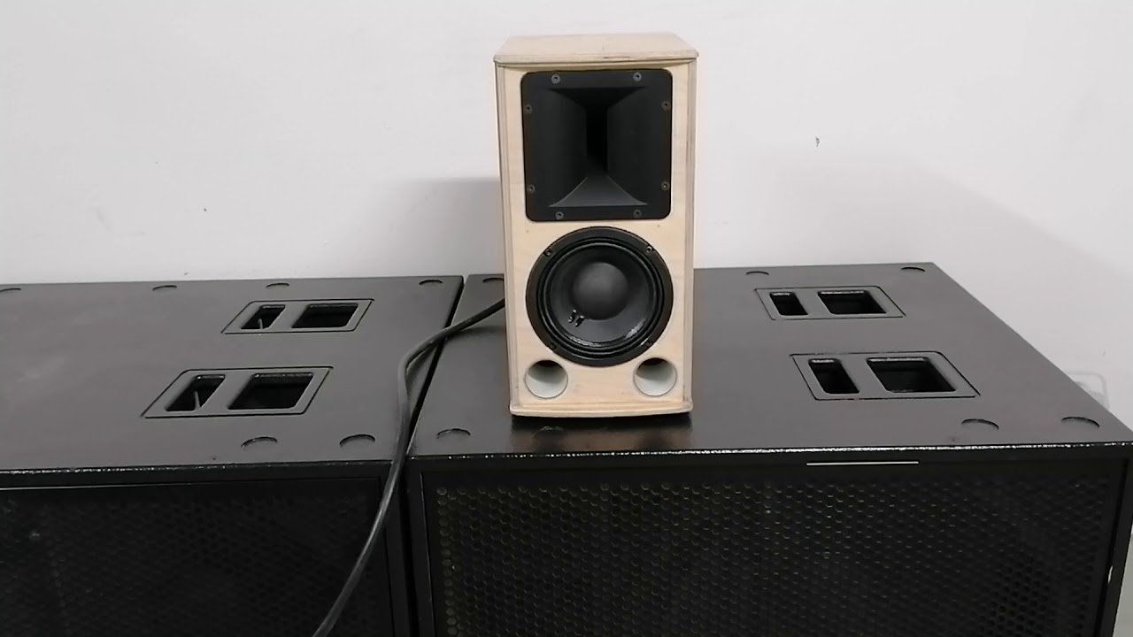 MM-acoustics G6 prototype sound check - YouTube