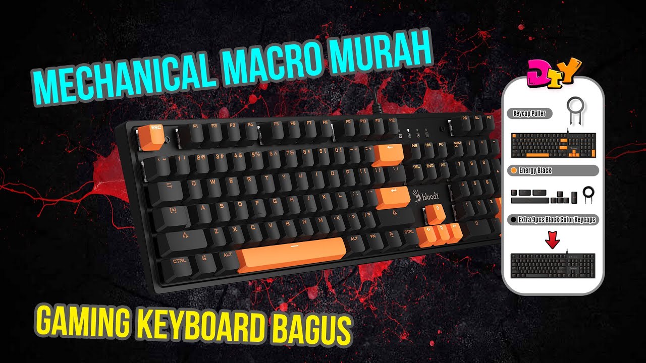 Bloody S510 - Mechanical Switch Gaming Keyboard - YouTube