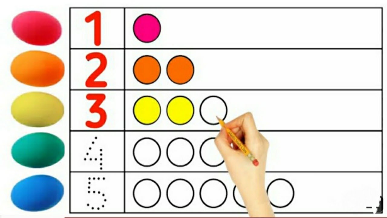 counting 123 l 1234 numbers l learn to counting 123 l write and learn ...