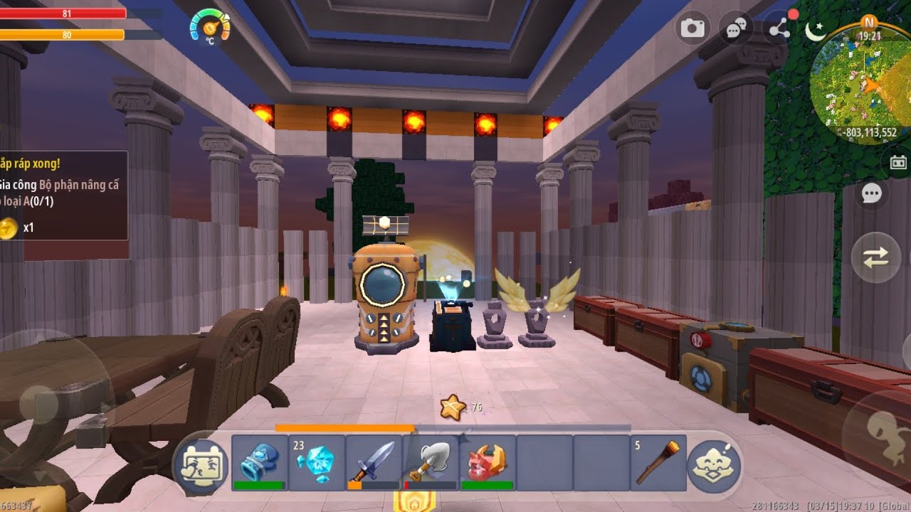 Sinh Tồn Mini World 100 ngày(phần 2)(tập 48) trở về nhà - YouTube