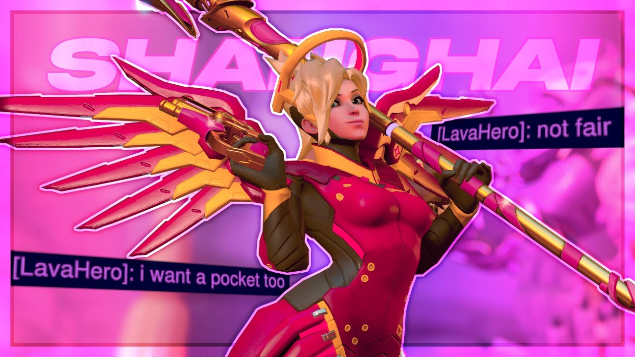 Shanghai Dragons [OWL Skin] Overwatch2 Mercy Clips 🌸 - YouTube