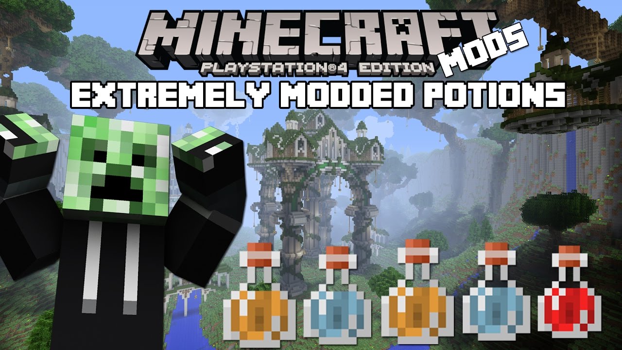 PS3/PS4 Minecraft Mod Showcase: Episode 4 Extremely Overpowered Modded ...