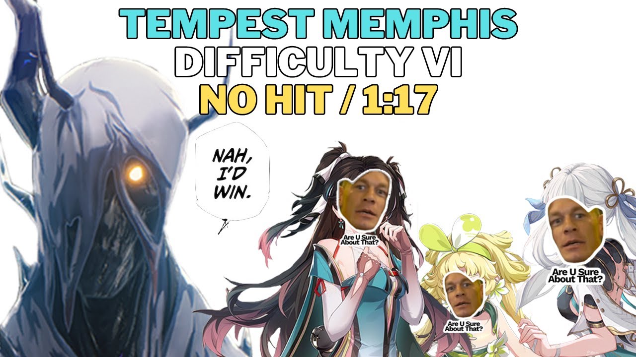 【Wuthering Waves】S0 Jinhsi x S0 Zhezhi vs Difficulty 6 Tempest Memphis ...