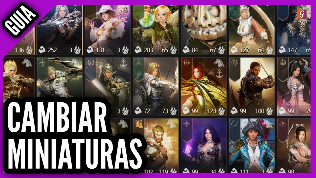 CAMBIAR MINIATURAS Black Desert FACETEXTURE - YouTube