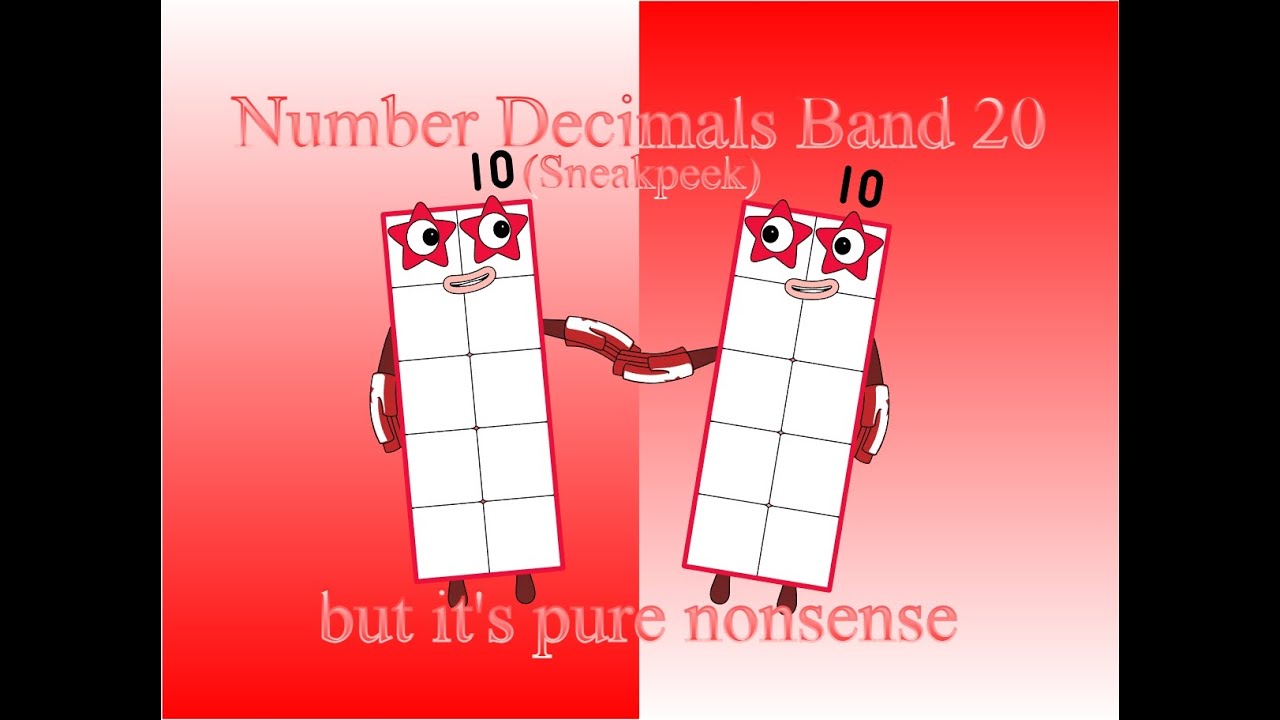 Numberblocks Unit Fractions Decimal Band 20: Nonsense (Sneakpeek) - YouTube