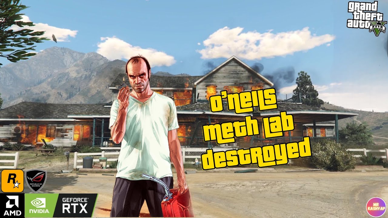 You won't believe Trevor's RAGE: O'Neil Meth Lab DESTROYED! - YouTube