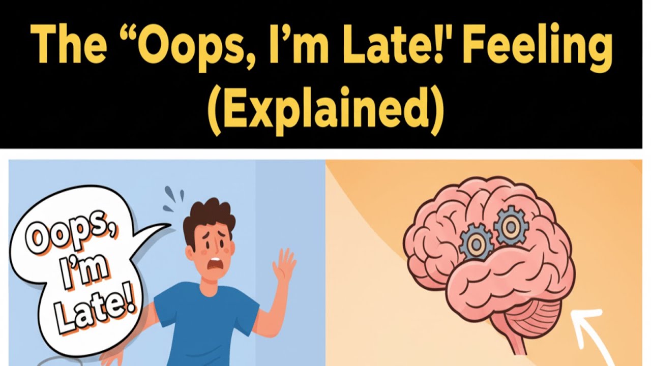 The "Oops, I'm Late!" Feeling (Explained) - YouTube