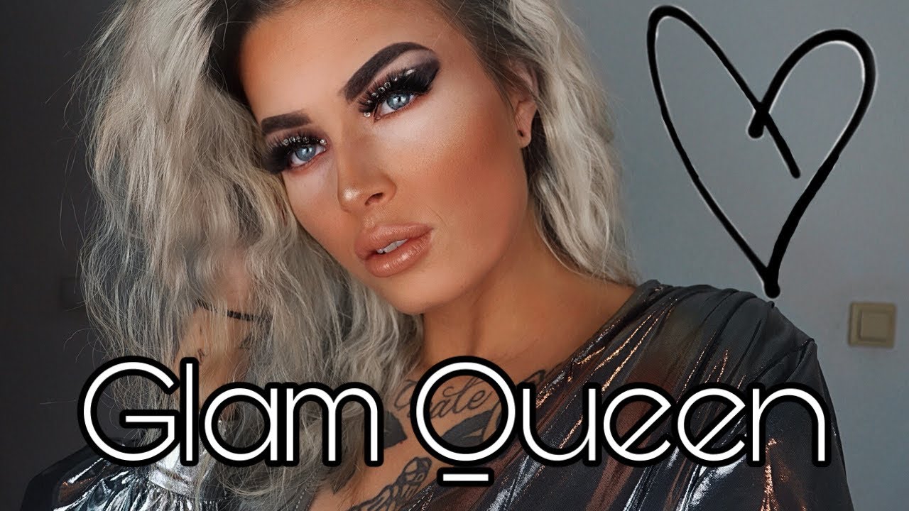 Mit diesem Glamour Make-Up bist du die Queen, girl 🖤 - YouTube