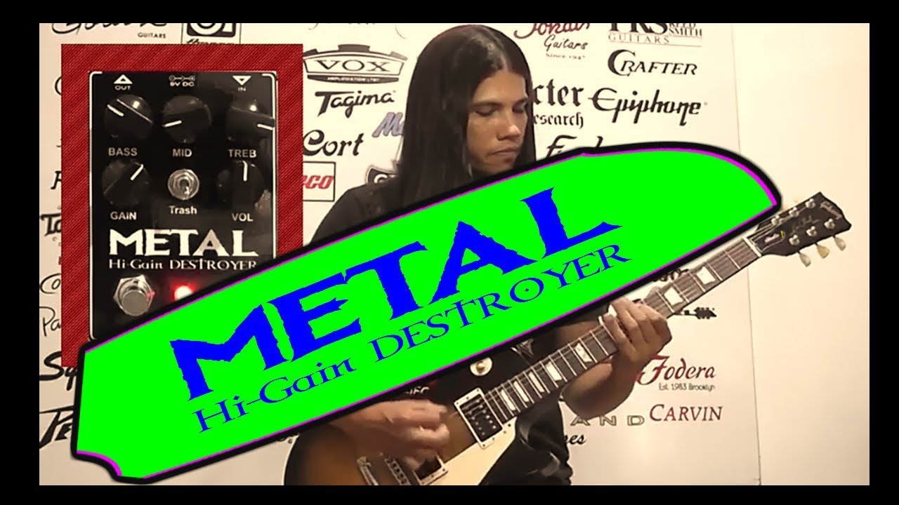 METAL DESTROYER da HOT STOMP CUSTOM PEDALS - YouTube