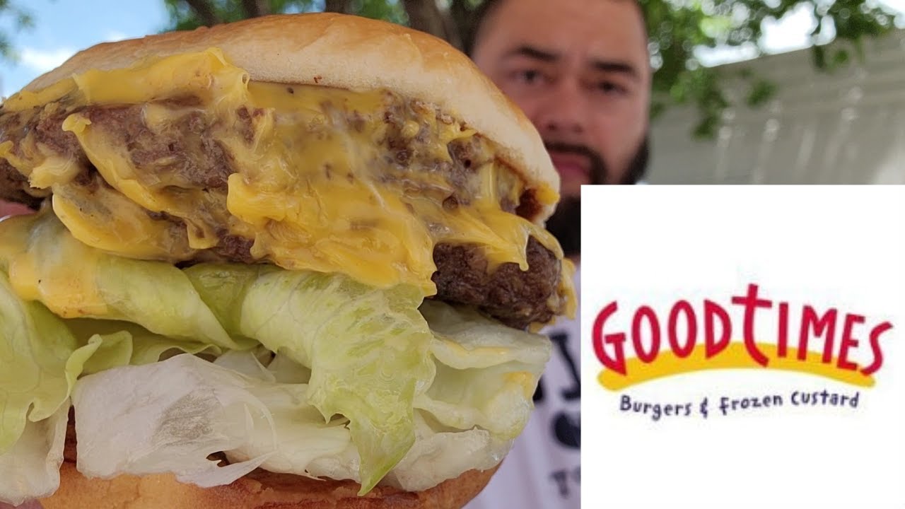GOOD TIMES BURGER! | Green chili cheese fries | I missed the fish ...