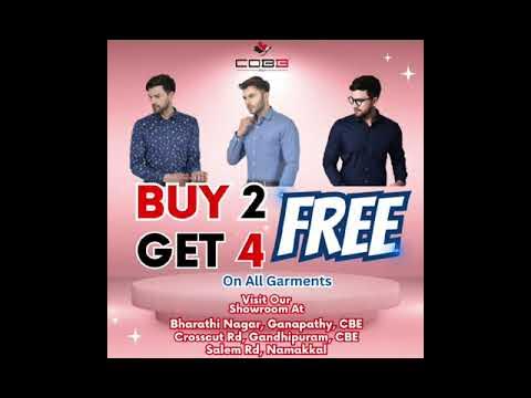 Buy 2 Get 4 on All Garments - YouTube