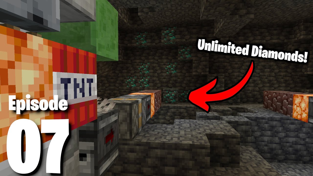 I Built A Machine To Get Unlimited Diamonds In Survival Minecraft ...