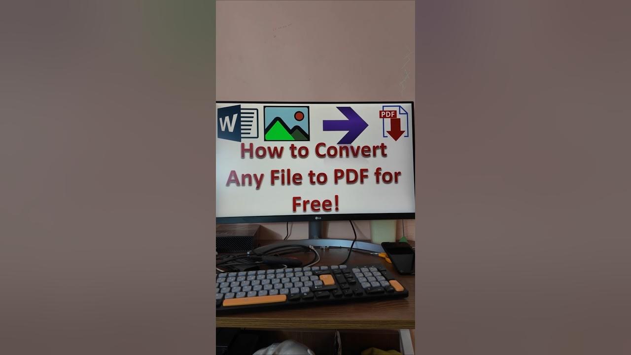 How to Convert Any File to PDF? 📄 Easy & Fast! #PDFConverter #FileToPDF ...