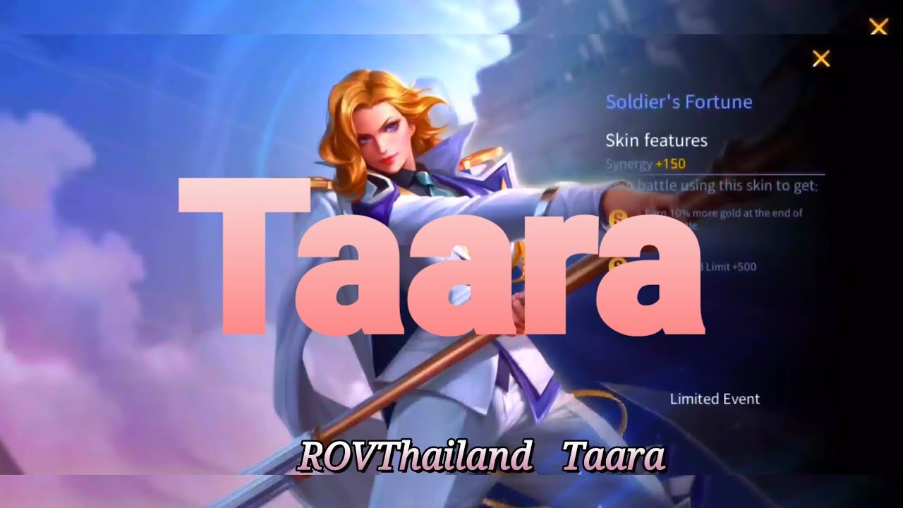 ROV Taara:#rov #rovthailand #rovตีป้อมกัน #mobile #gamerov #aov # ...