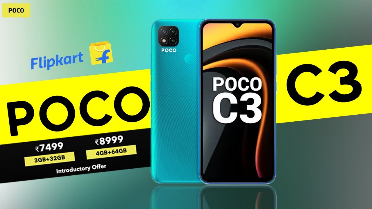 POCO C3: official launched ⚡⚡POCO C3 India Price, Full Specification ...