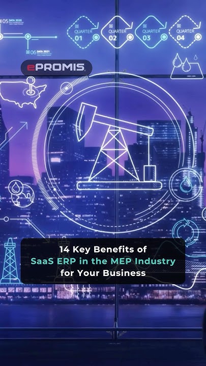 Discover how SaaS ERP with ePROMIS can transform your MEP business. #SaaSERP #MEPIndustry # ...