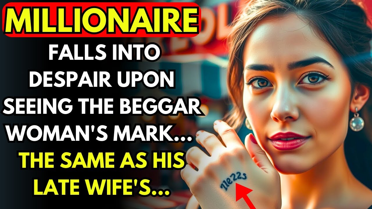 MILLIONAIRE FALLS INTO DESPAIR UPON SEEING THE BEGGAR WOMAN'S MARK... THE SAME AS HIS LATE WIFE ...