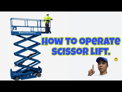 HOW TO OPERATE SCISSOR LIFT. - YouTube