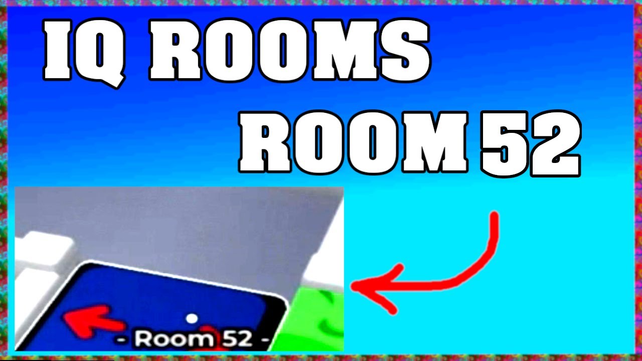 ROOM 52 Rubiks IQ ROOMS Roblox Walkthrough [Full Guide in English ...