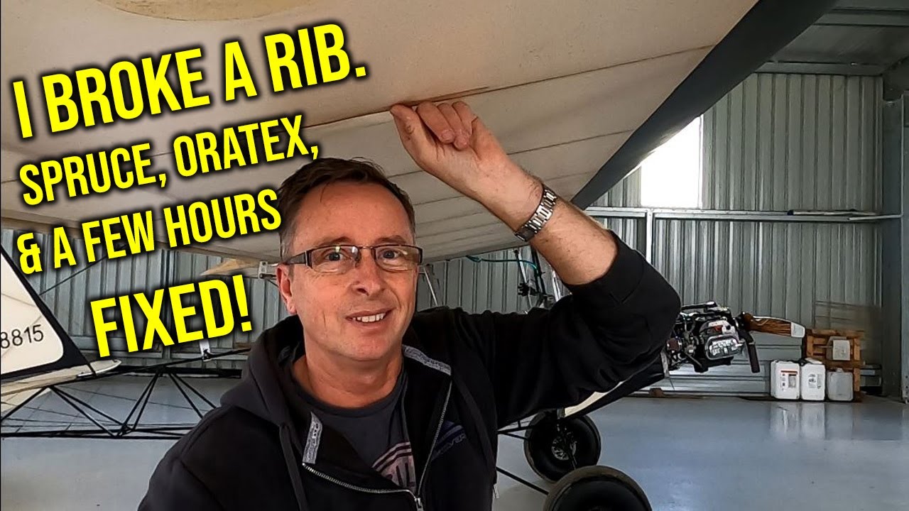 Oratex makes fixing a broken wing rib easy on the Legal Eagle - YouTube