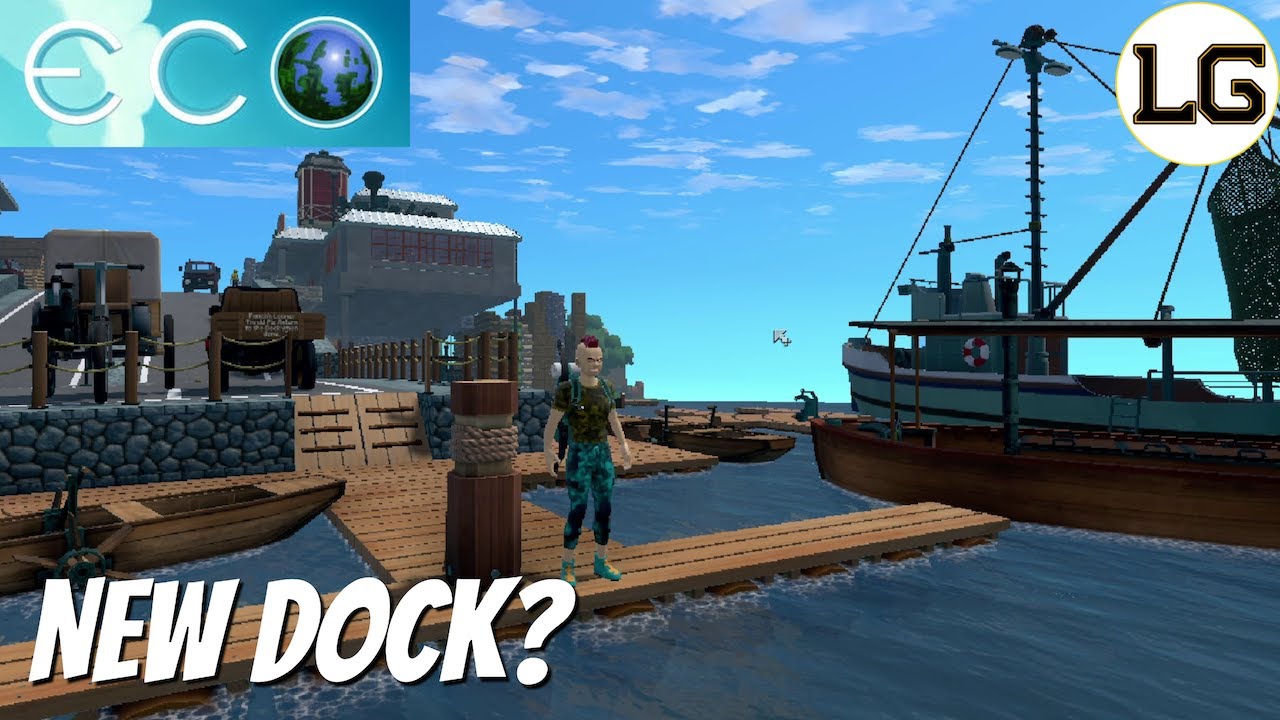 New Dock For A New Year? - Eco Community Server 13 Day 18 - YouTube