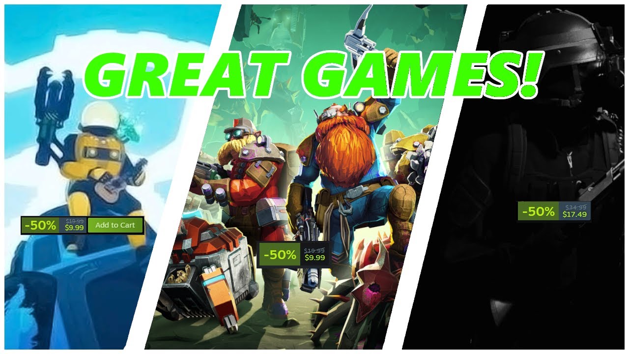 GREAT games on Steam! - YouTube
