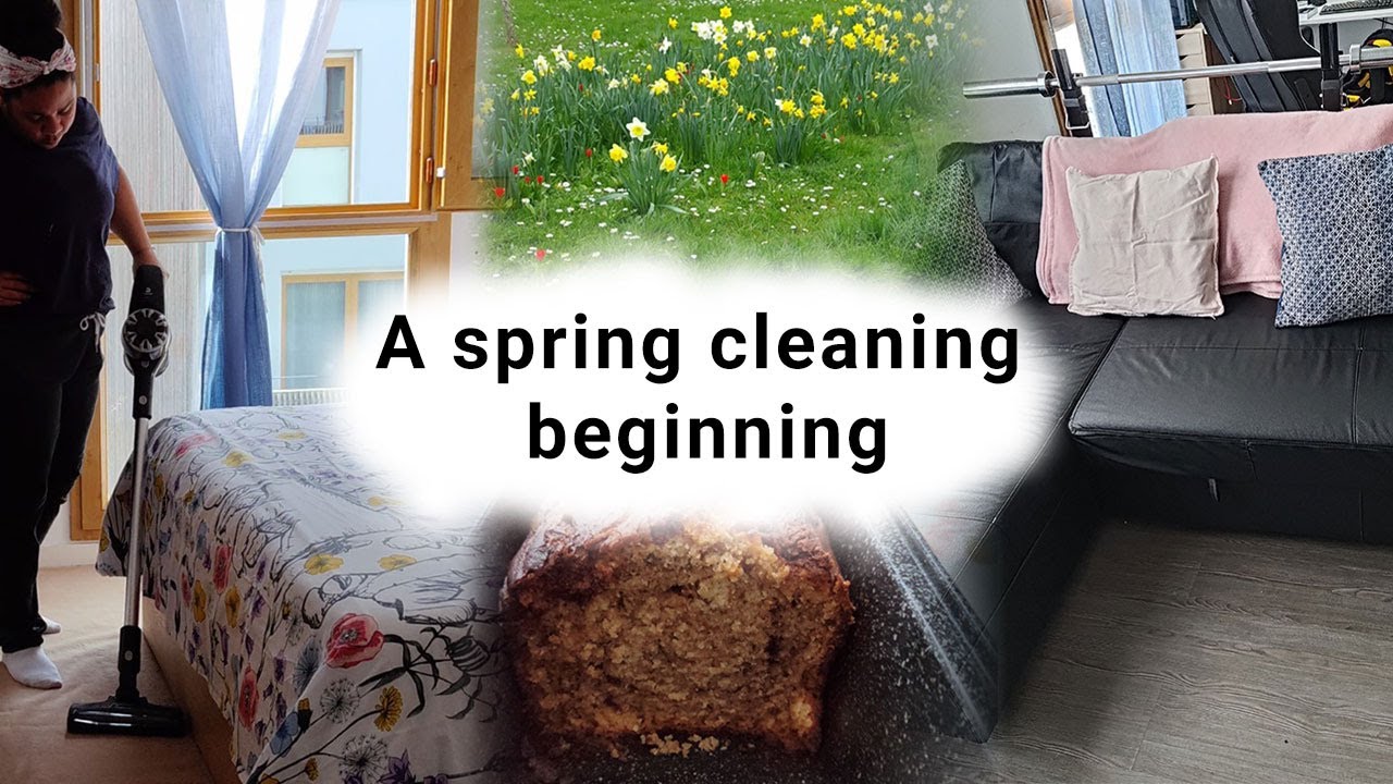 A spring cleaning beginning + baking #cleaningmotivation - YouTube