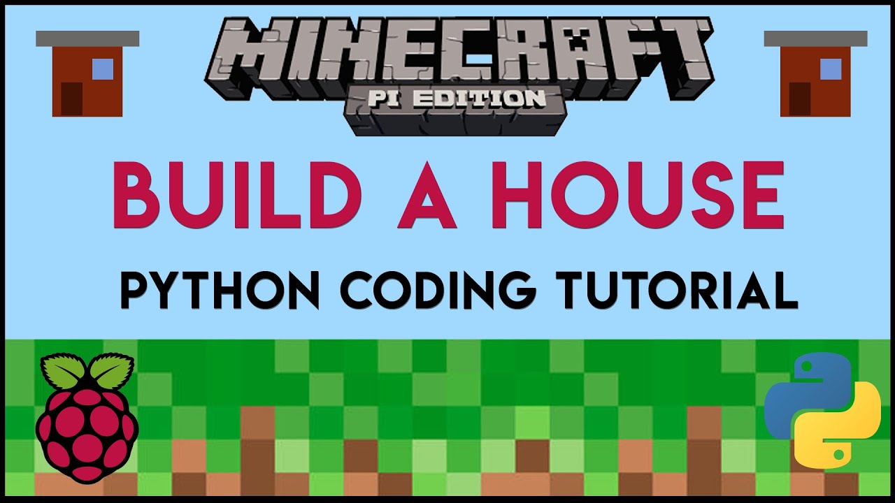 Minecraft Pi - Build a House Using Python - YouTube