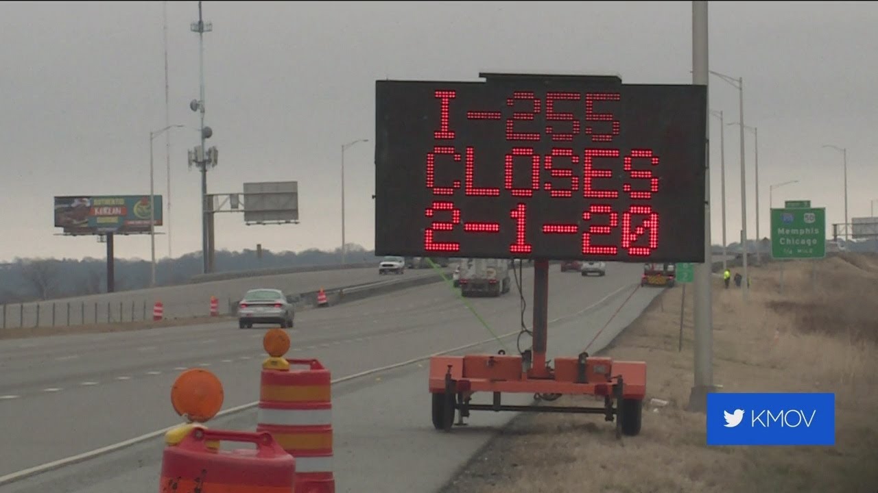 Seven mile stretch of I-255 in Metro East to close for construction ...