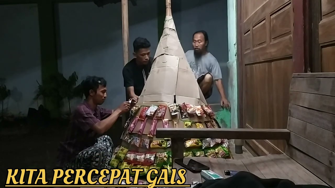 TUTORIAL MEMBUAT GUNUNGAN JAJAN,UNTUK ACARA MAULID ATAU TAKBIRAN⁉️ ...