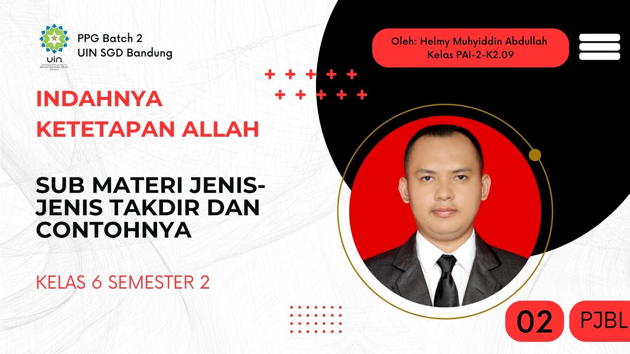 PPL 2 PJBL (Jenis-jenis Takdir dan Contohnya) - YouTube