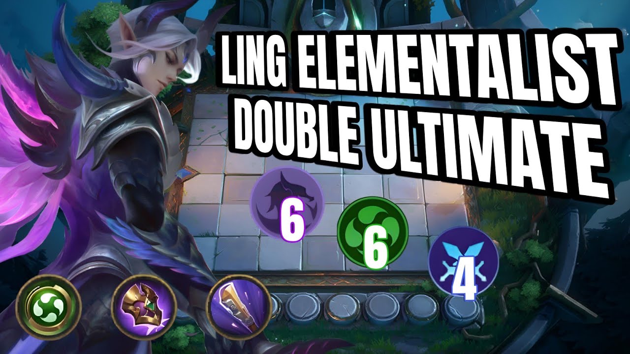 LING ELEMENTALIST Double Ultimate | AUSTUS SKILL 3 | Mlbb Magic Chess ...