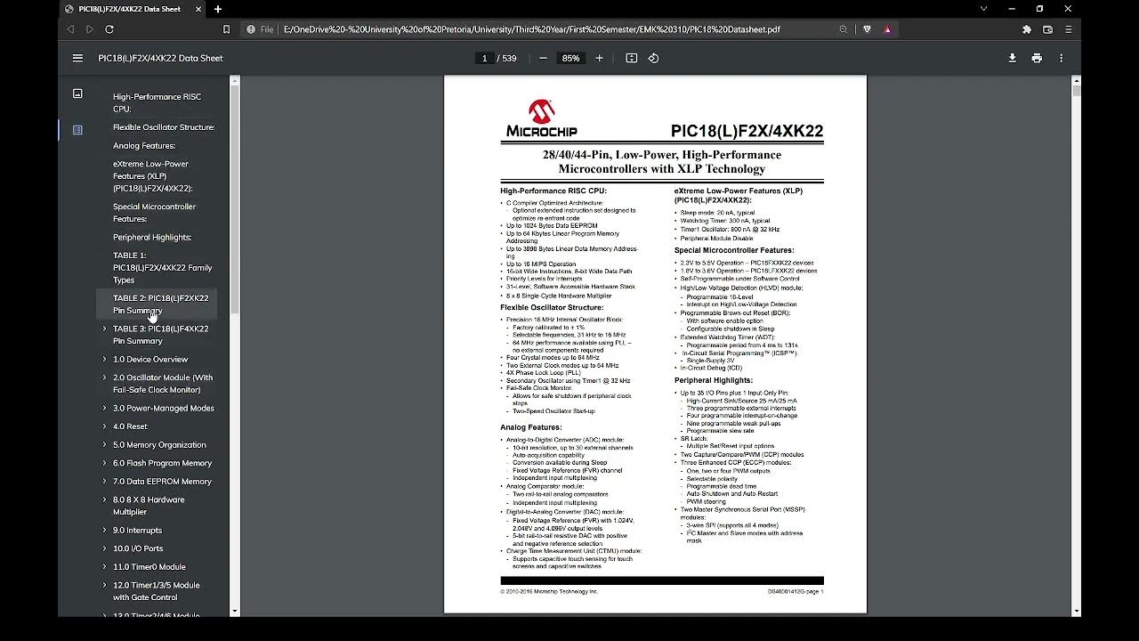 PIC18F45K22 - Introduction to Assembly Programming - YouTube