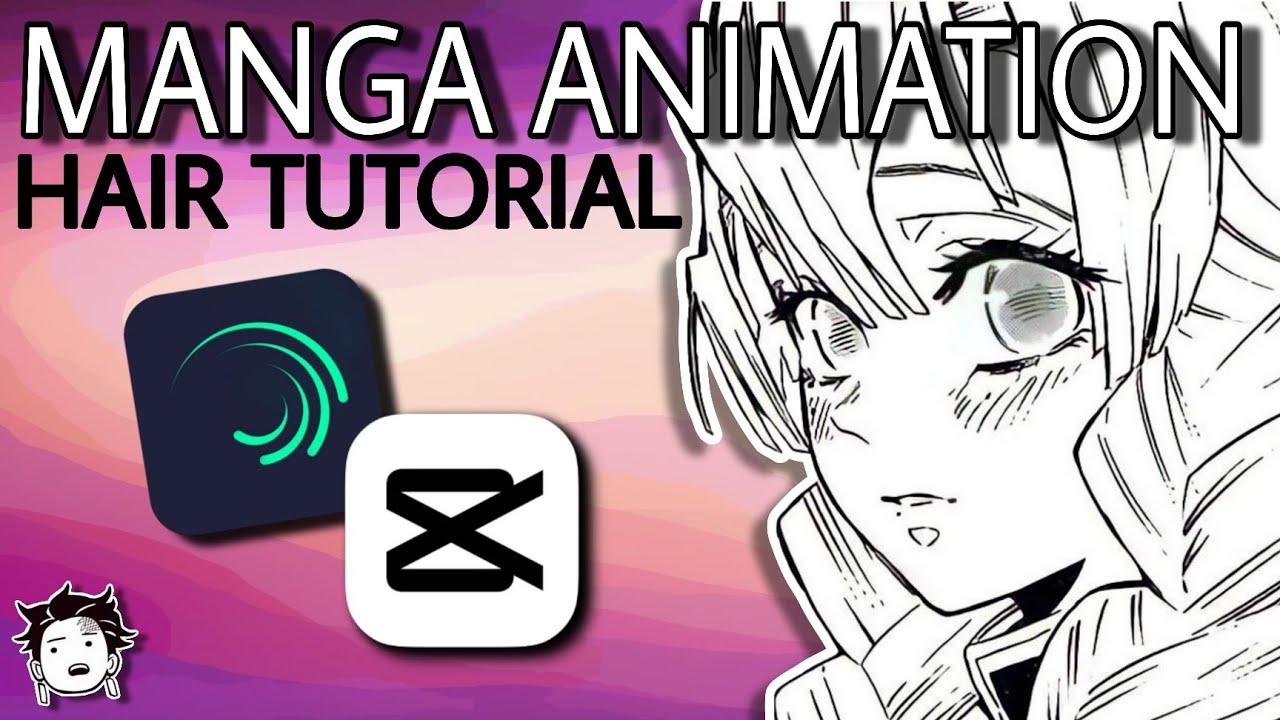 Manga hair animation tutorial | Alight Motion + capcut - YouTube