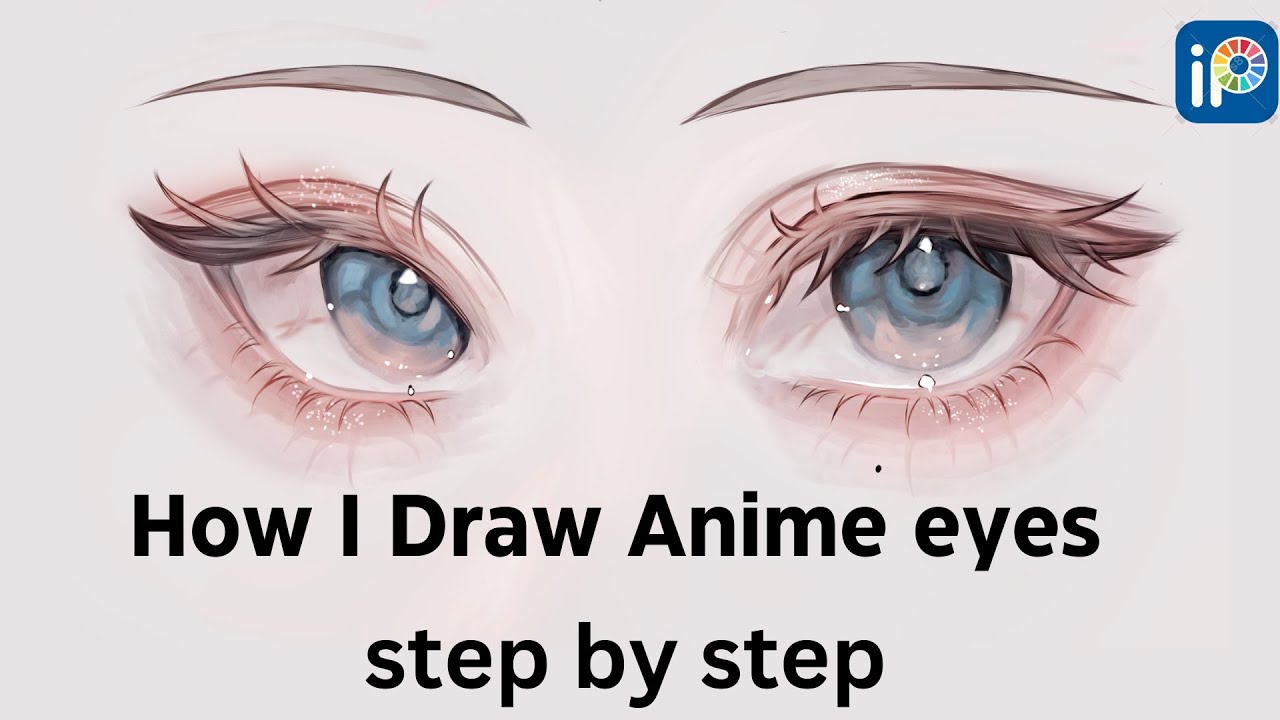 How to Draw and Color Anime Eyes in IbisPaint | Step-by-Step Tutorial ...