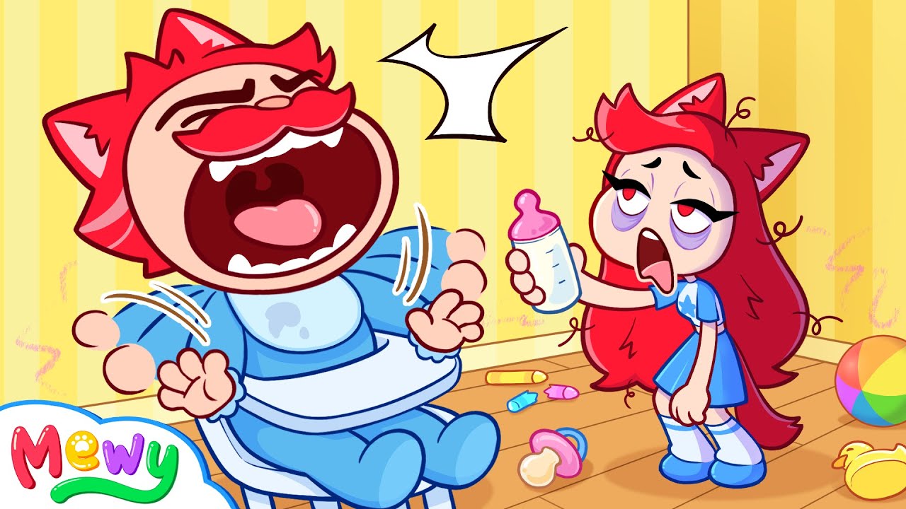 My Parents Turn Into BABIES! Sparkle Learns Baby Care - YouTube