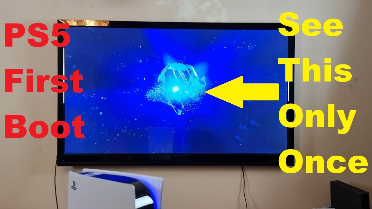 PS5 First Boot And Setup - You will only see this once! - YouTube