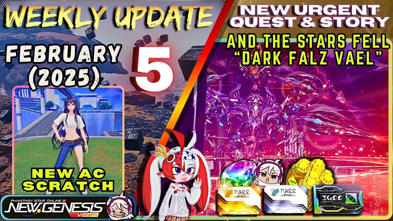 [PSO2:NGS] - FEBRUARY_5 UPDATE 2025 (👋☺️Steam) - YouTube