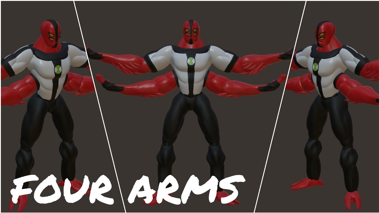 Four Arms 3D Sculpting in Nomad Sculpt | Android Sculpt - YouTube