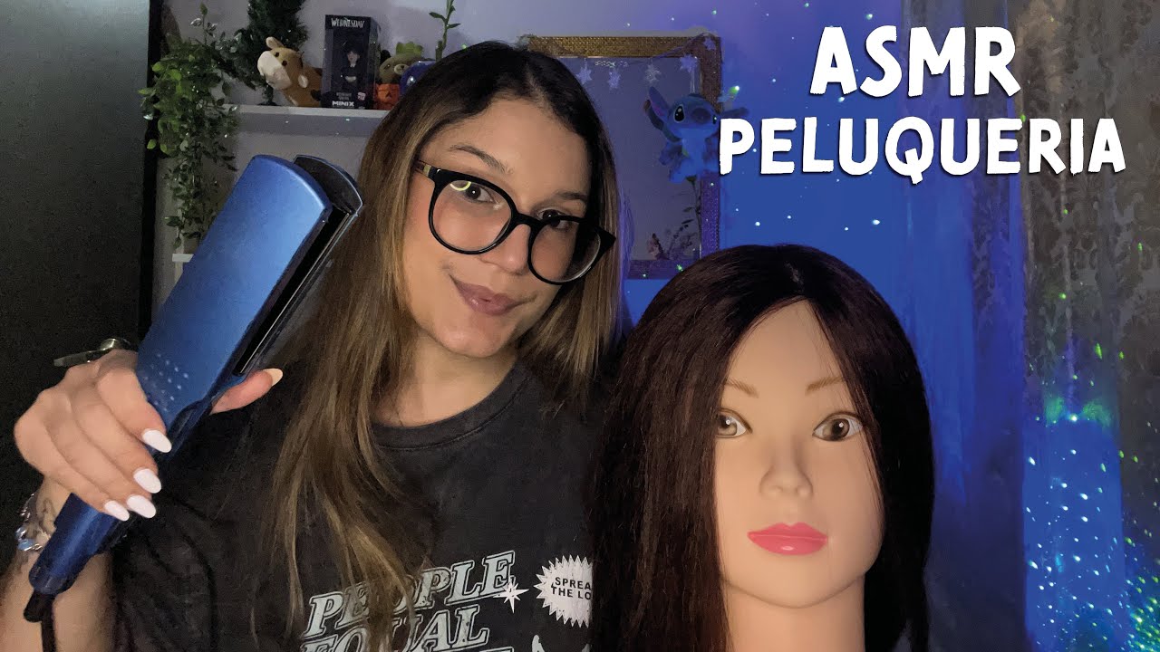 ASMR PARA DORMIR | TE PLANCHO TU CABELLO | Ari asmr español😴 - YouTube