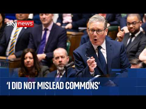 Full coverage | Starmer faces MPs over Mandelson vetting and appointment