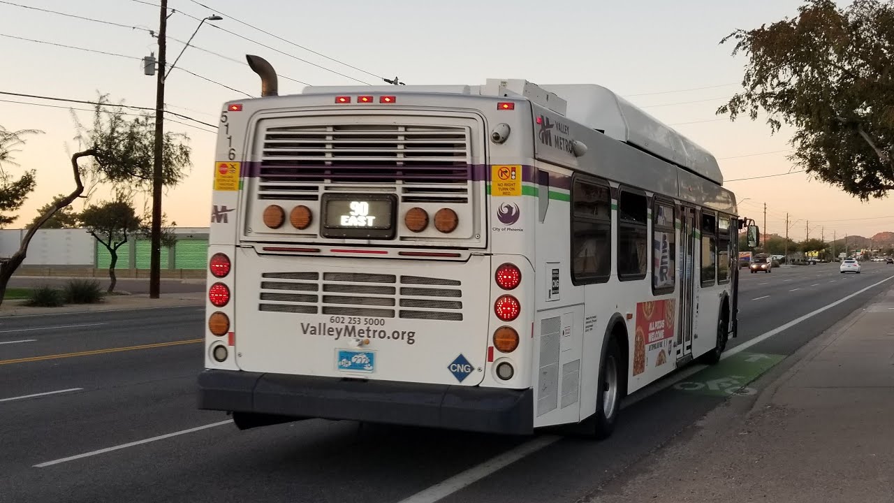Valley Metro (Route 90) - 2014 New Flyer C40LFR (5116) - YouTube