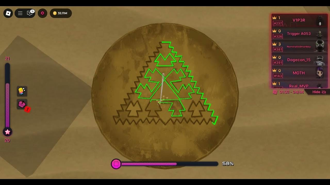 completing mona lisa dalgona squid game ink game roblox - YouTube