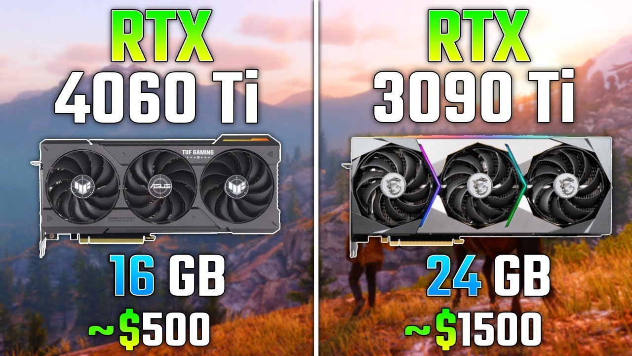 RTX 4060 Ti vs RTX 3090 Ti | Test in 7 Games - YouTube