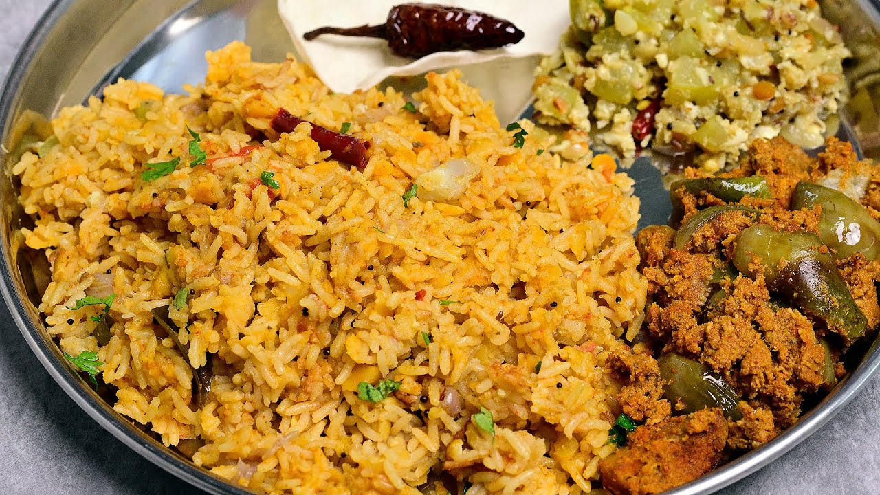 Arisi Paruppu Sadam/ Easy One Pot Rice Recipe/ Variety Rice Recipe ...