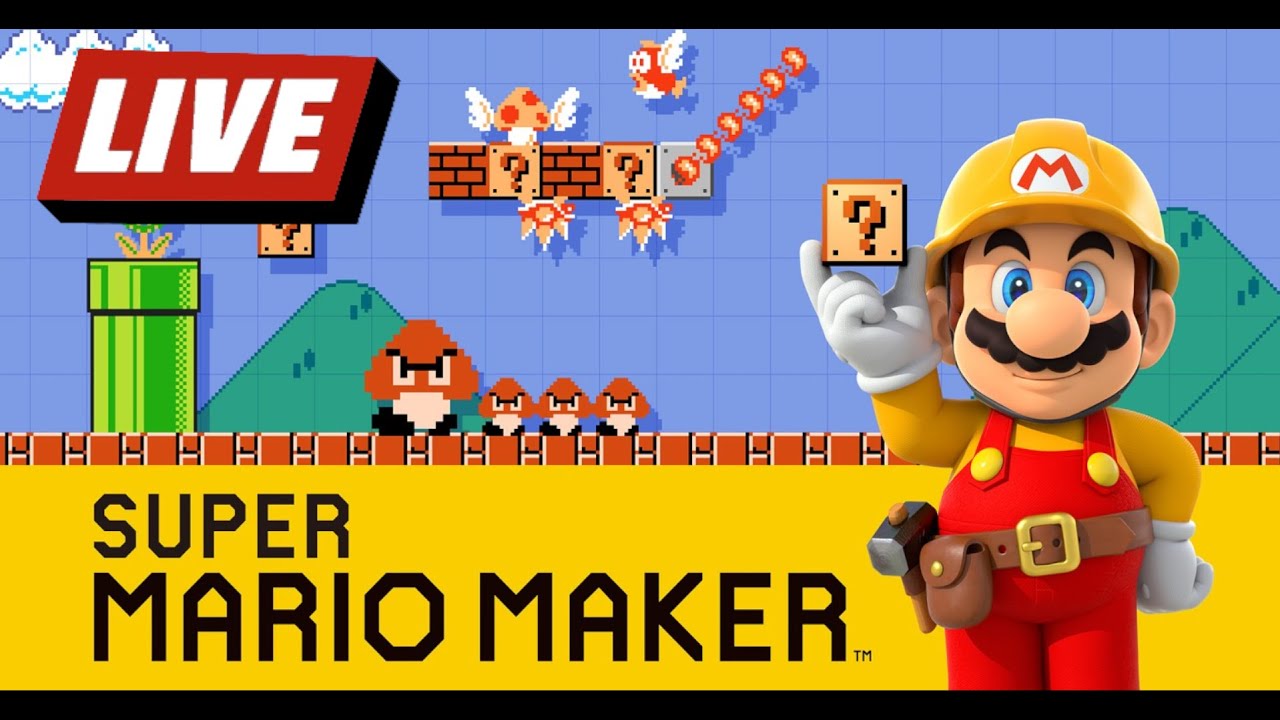 🔴LIVE | Super Mario Maker ONLINE - YouTube