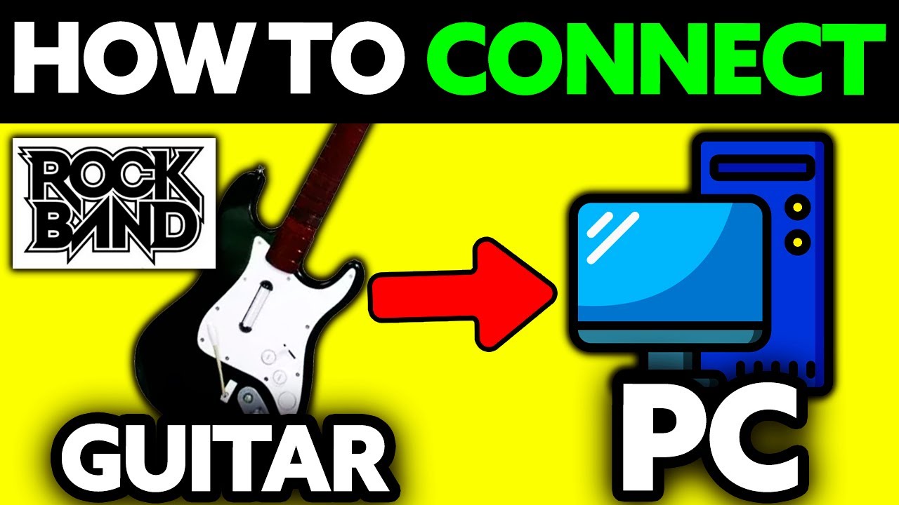 How To Connect Rockband Guitar to PC (2025) - Step by Step - YouTube