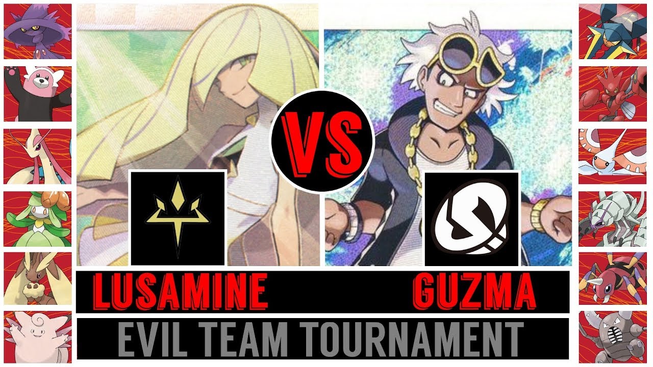 Lusamine vs. Guzma - Evil Team Tournament - Aether Foundation vs. Team ...