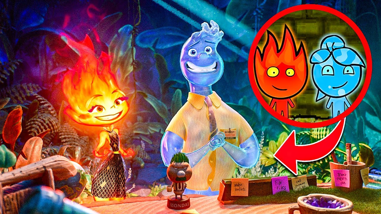 All SECRETS You MISSED In ELEMENTAL Trailer - YouTube